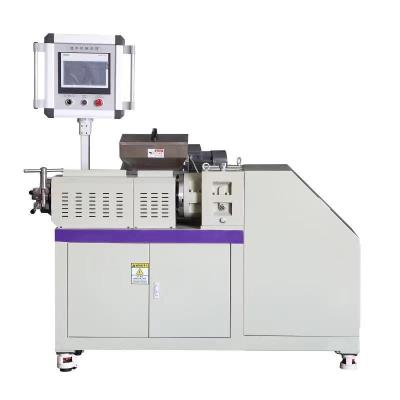 China Forced Air Cooling Double Wrist Granulator Machine with 60mm Screw Diameter for sale