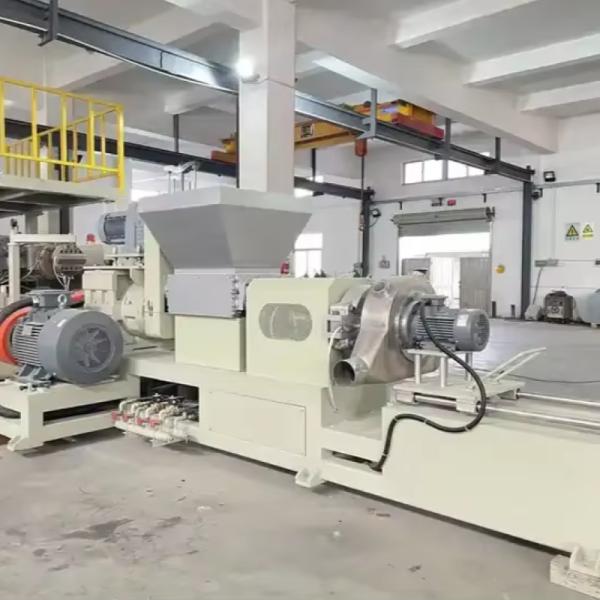 Quality Single Screw Double Cone Extrusion Granulator Machine For Rubber And Plastic for sale