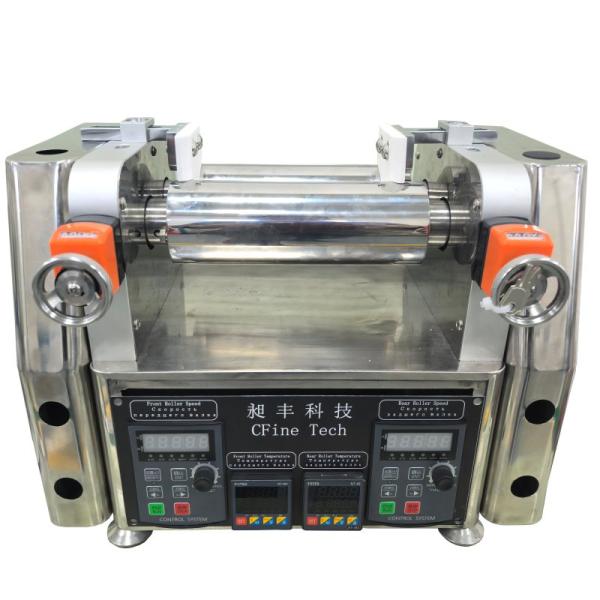 Quality Custom Small 2-Inch Two Roll Mill Machine in Desktop Type for sale