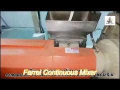 Custom Twin Rotor Farrel Continuous Mixer High Precision For Rubber Compounding