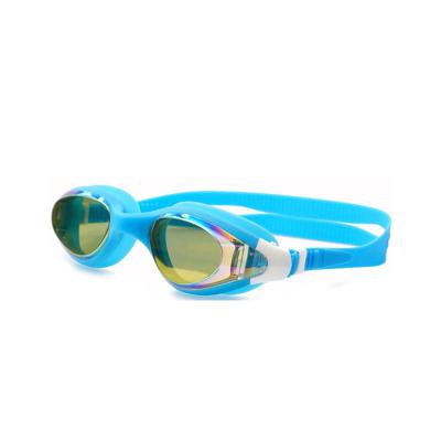 China Multi Color Anti Fog Waterproof Swimming Goggles For Youth And Adult Wide Clear Vision Anti Fog Anti UV Swimming Goggles for sale