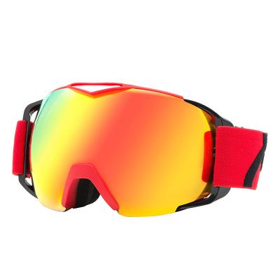 China TPU Frame Magnetic Ski Goggles With Colorful Interchange Lens Outdoor for sale