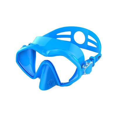 China Gafas de la nadada de la prueba de la niebla del buceo con escafandra con la correa ajustable de la lente de HD en venta