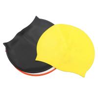 China Customized Hypoallergenic Silicone Waterproof Swim Cap for sale