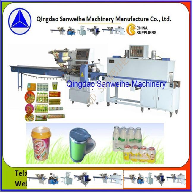 POF Film Fully Sealed Type Heat Shrink Automatic Flow Wrapping Packing Machine