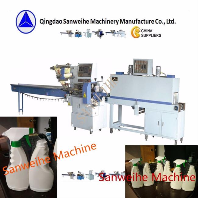 SWC-590 Swd-2000 Pet Bottles Shrink Packing Wrapping Machine