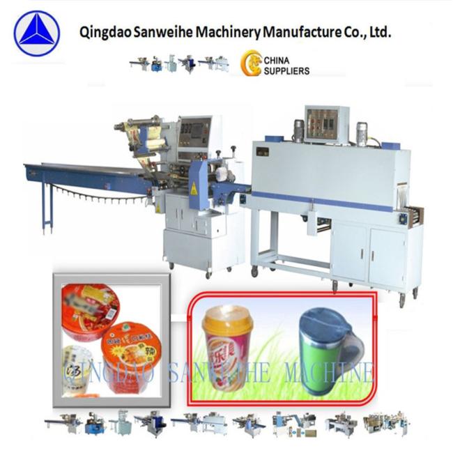 SWC-590 Swd-2000 Pet Bottles Shrink Packing Wrapping Machine