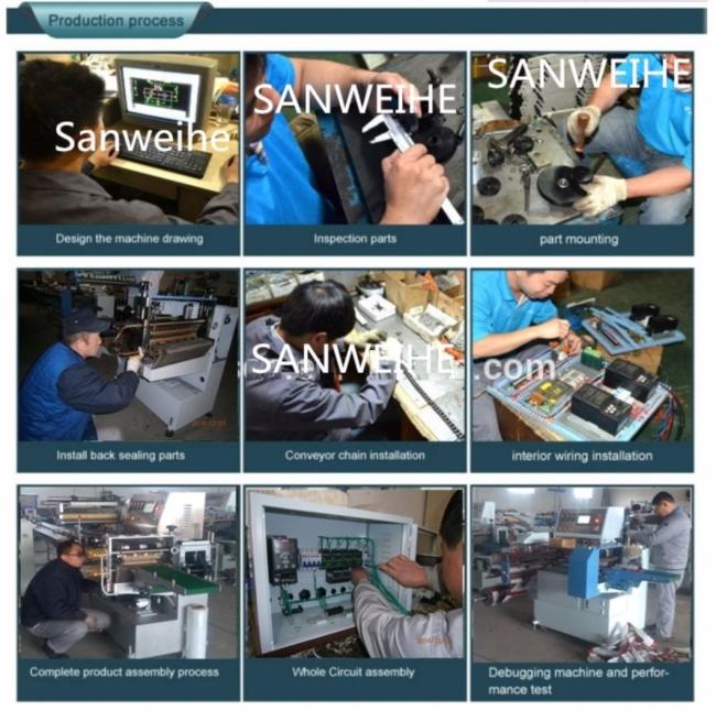 SWC590 Cotton Swabs Automatic Shrink Wrapping Machine