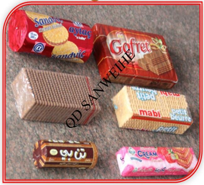 Wafer Automatic X-Fold Over Wrapping Type Packing Machinery