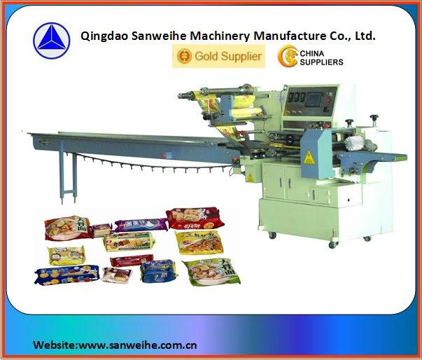 Swsf-450 High Speed Automatic Pillow Bag Wrapping Packing Machine