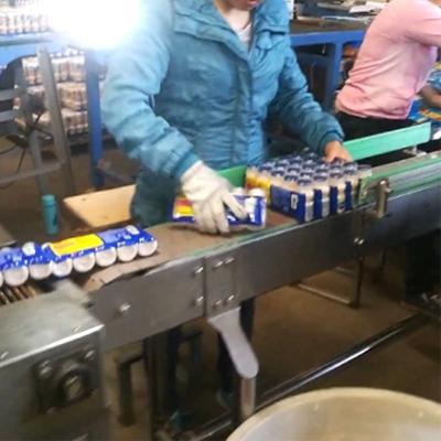 China 380-V-Gruppierungs-Automatikschnecken-Maschinen-Kollektiv-Milchverpackungslinie zu verkaufen