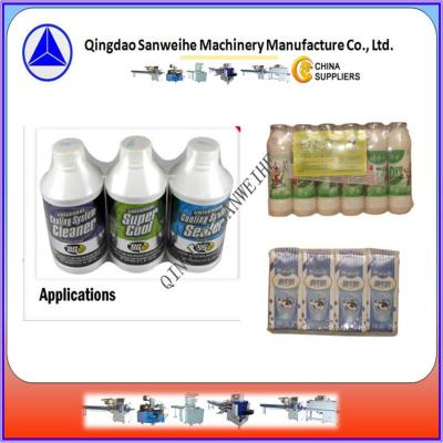 China Automatic PET Bottle Packing Machine Shrink Wrapping Beverage Packing Machine for sale