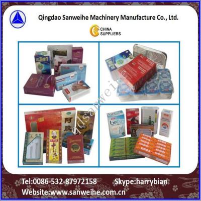 중국 다단 야채 곤포기 SWD 2500 열 수축 포장 기계 판매용