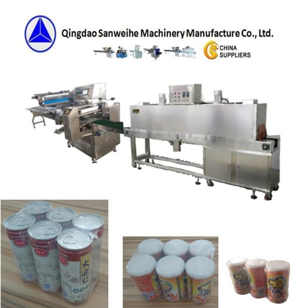 Swsf 590 Shrink Wrap Packing Machine Alcohol Bottles Automatic POF Shrink Film Packaging