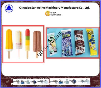 China 180Bag/Min Flow Wrap Packing Machine Cake Popsicle Packing Machine for sale