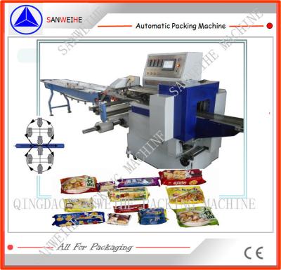 China Power Consumption 2.5 KW Silver Grey Automatic Biscuit Packing Machine Model SWH 7017 Designed for Packaging Performance for sale