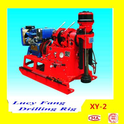 China China Hot XY-2 Portable Skid Mounted Water Well Bore Hole Drilling Rig for sale