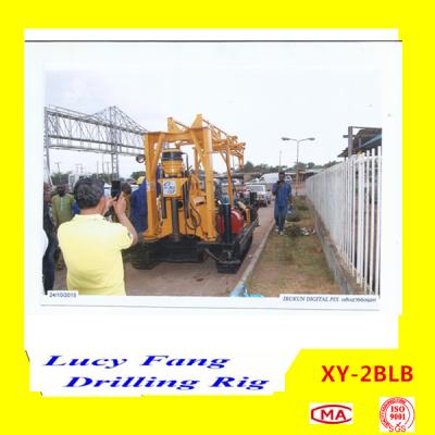 China Hot Sale XY-2BLB Mobile Diamond Core Drilling Rig With Wire-line Winch for 30-500 m