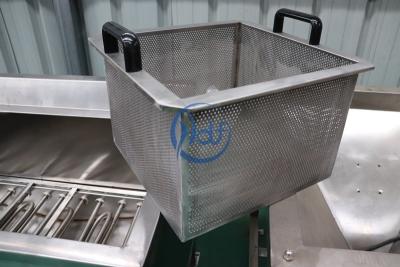 China Gas / Electric Heating Chicken Deep Fryer Machine Commercial Two Baskets for sale