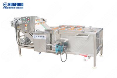 China Kleine automatische Stetigförderer-Förderband-Frucht-Gemüse-Waschmaschine for sale