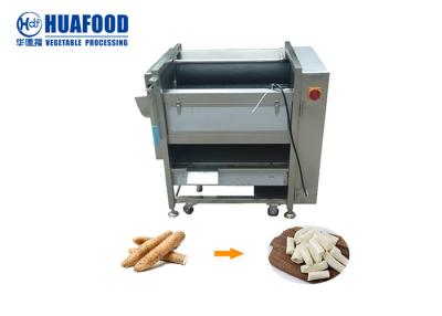 China De Bolgroenten van borstelemery cassava peeler machine 300kgs/H Te koop
