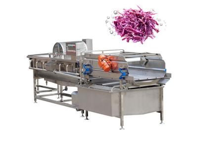 China Blatt-Schneider-Kopfsalat-Schneidemaschine des Grün-1000kg/H für Obstsalat-Gemüse zu verkaufen