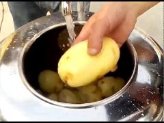 Casca de batata e batata Peeler de CuttingMachine e máquina automáticas do cortador para a restauração comercial