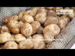 Máquina da lavagem e de casca da batata do Taro do 