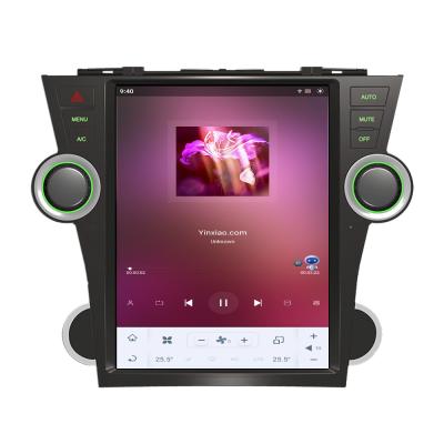 Cina L'unità a 12 pollici Tesla della testa di Android dell'automobile di Qualcomm disegna Android11 per l'abitante degli altipiani scozzesi 2009-2013 di Toyota in vendita