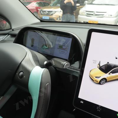 Cina Tesla Model LCD 3 Y Digital Cluster di modello quadro portastrumenti dell'automobile della fibra del carbonio in vendita