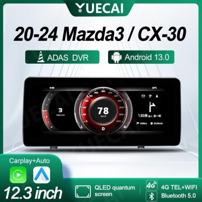 China Matten Black GPS Car Navigation System Mazda3/CX-30 Cars Head Unit for sale