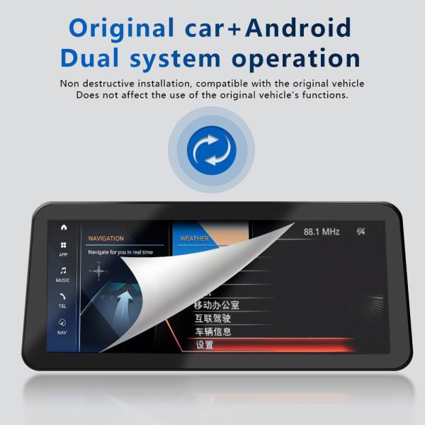 Quality Octa Core BMW Android Head Unit Wireless Android 13 Car Player 1920*720 for sale