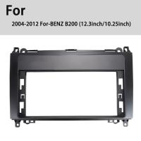 Quality Black Car Fascia Panel 12.3 Inch BMW Stereo Fascia For Mercedes Benz B200 2004 for sale