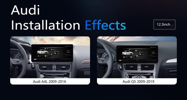 Quality MT6631 GPS Audi Android Head Unit 1920*720 Touch Screen Head Unit for sale