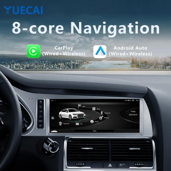 Quality 1920*720 Audi Q7 Android Head Unit 10.25 Inch Bluetooth Car Head Units MTK8259 8 Core Built In DSP for sale