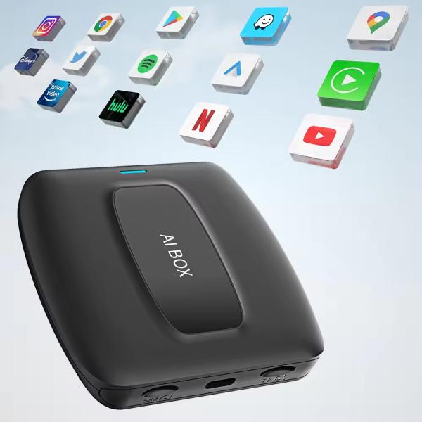 Quality Android 12 Car Multimedia Smart Box 4G 64G Carplay Android Auto AI Box for sale