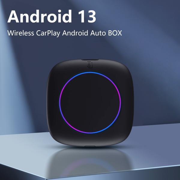 Quality Black Android 13 AI Box Bluetooth 5.0 Wireless Android Auto AI Box 5V For Streaming Video for sale