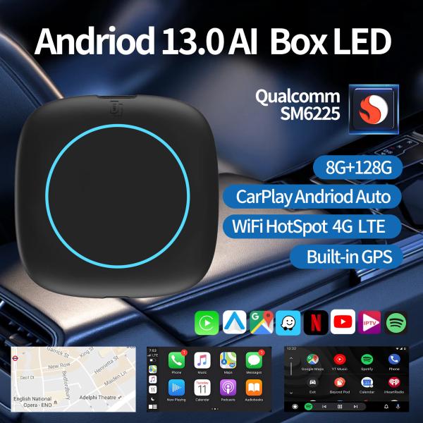 Quality Universal Android 13 Carplay Box 3 In 1 Car Wireless Adapter for sale