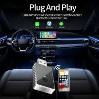 Quality Plug And Play Android Carplay Box Universal Wireless Car Adapter Support for sale