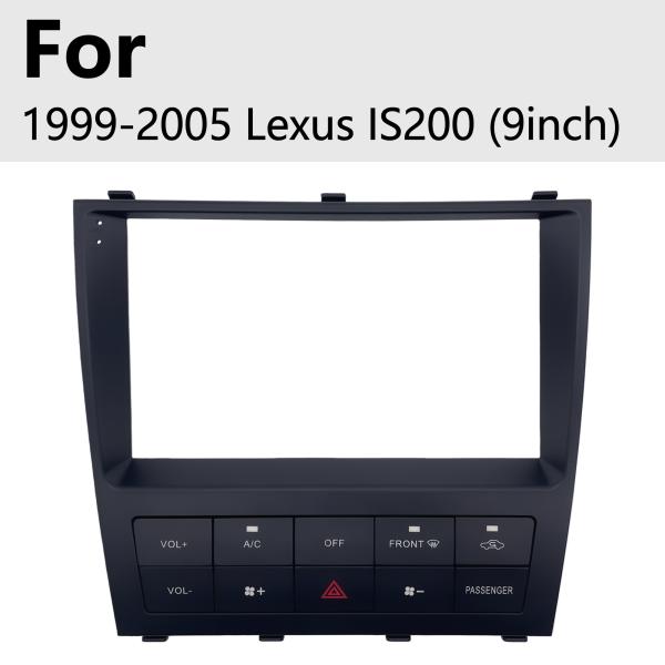 Quality Black Lexus Android Head Unit 1999 - 2005 Lexus IS200 Android Play Head Unit for sale