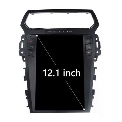 China 1280x720 Tesla Style Px6 Android Head Unit Double Din Car Stereo With Sat Nav for sale