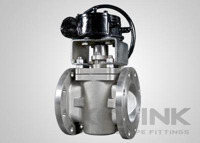 China Stainless Steel PTFE Sleeved Plug Valve, PFA Lined Non-Lubricated Plug Valve for sale