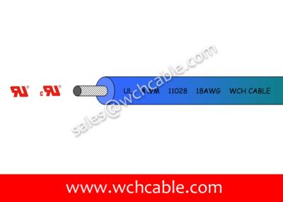 China 600V mPPE Wire UL11028 18AWG STR 34/0.178 OD1.8mm Black for sale