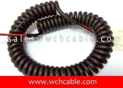 UL21766 Heat Resistant Thermoplastic Jacket Spiral Cable 105C 300V