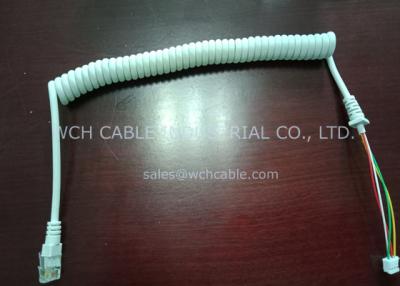 China UL20671 PSTN Phone Connect Curly Cable for sale