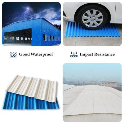 China Vuurvaste Bladen van het de Tegeldakwerk van hotel de Witte Plastic 1060mm Pvc Te koop