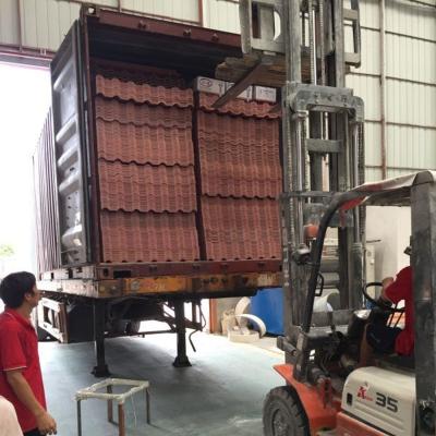 Cina mattonelle di tetto di tejados de plastico pvc in vendita