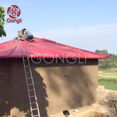 China folhas telhando onduladas plásticas do upvc tejas do pvc da folha do telhado do upvc de 3 camadas à venda