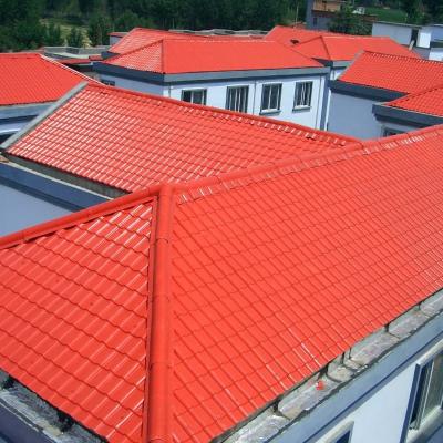 Китай Лист крыши PVC ASA черепицы синтетической смолы сопротивления удара с выбитой поверхностью продается