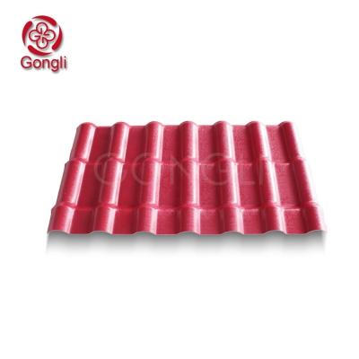 Cina Resina diretta delle mattonelle del PVC della manifattura asa che copre il tetto di plastica dello synthet degli strati con l'alta qualità in vendita